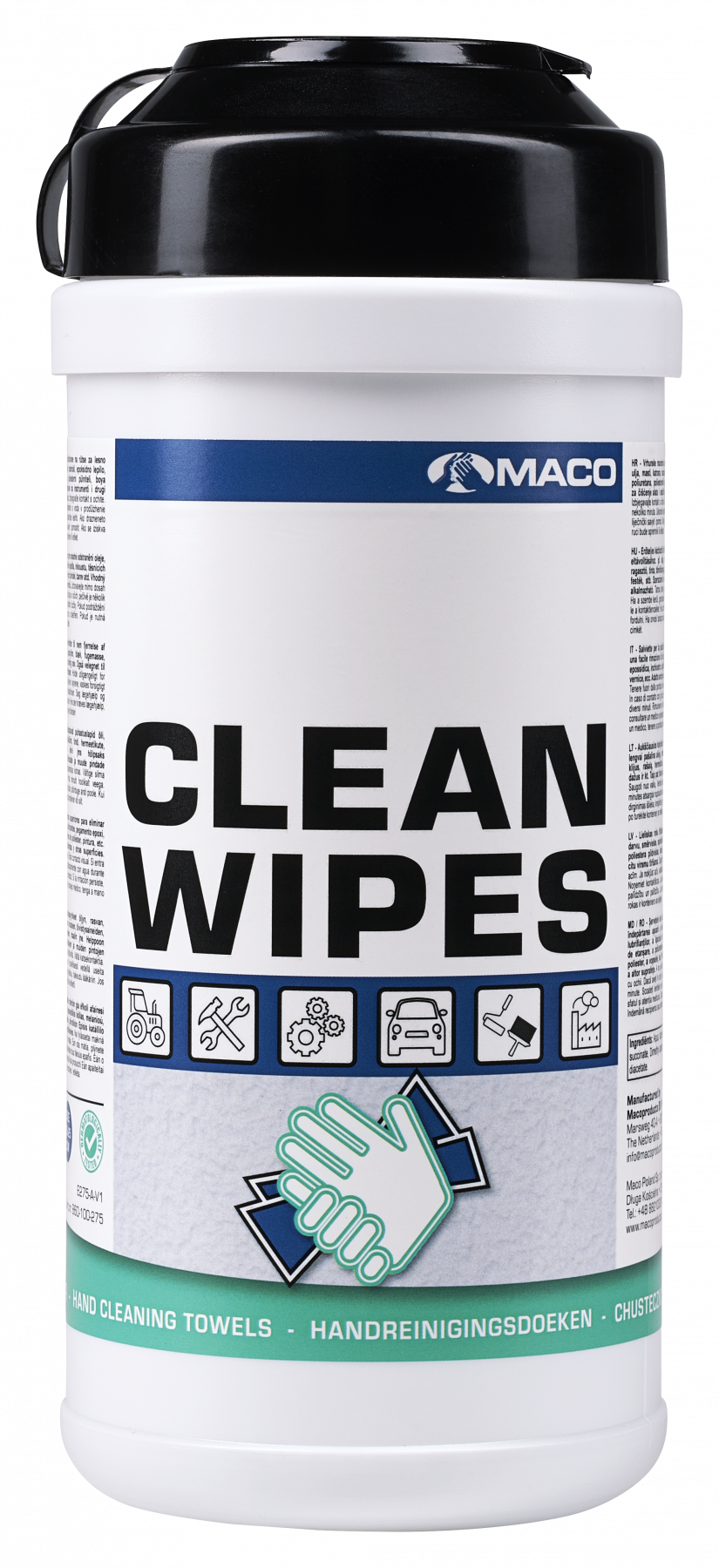 MACO Clean Wipes Extreme Vit 100st