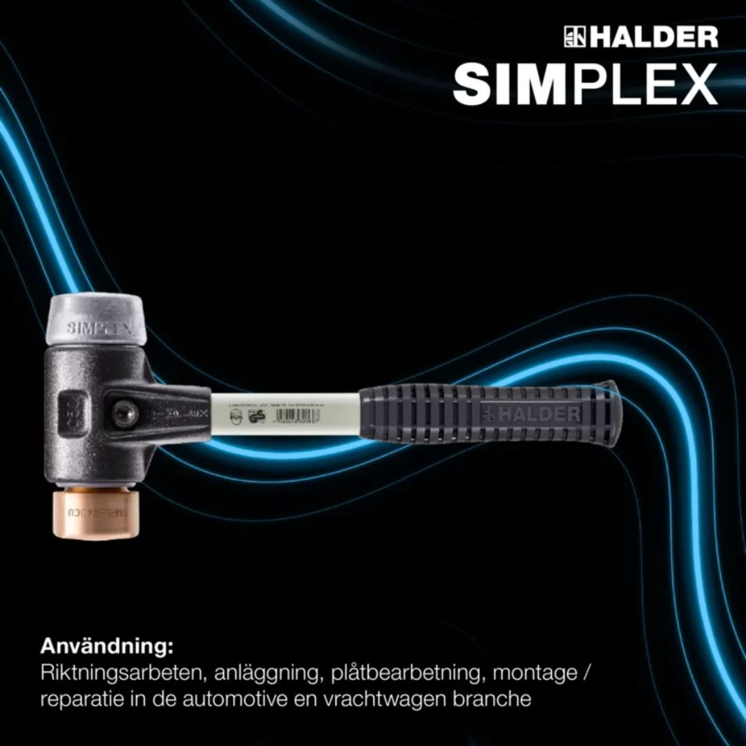 SIMPLEX mjuk hammare Koppar/mjukmetall