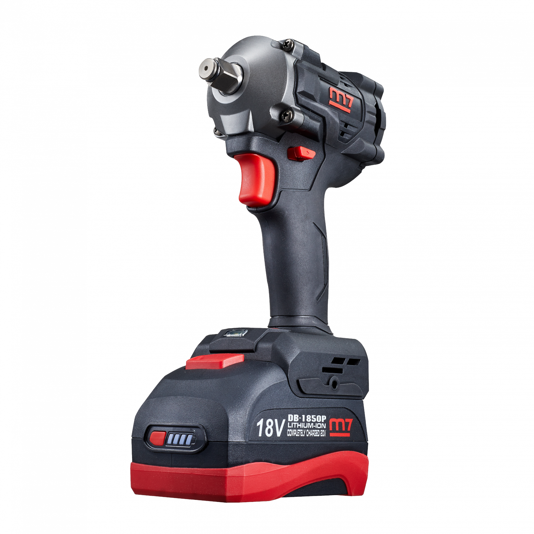 m7 Compact Mutterdragare 18V 1/2" ink.2x5.0Ah batteri & laddare